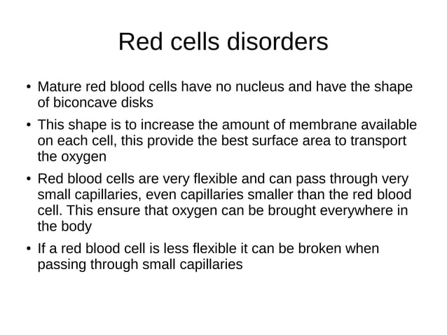 Unit 3 rbc disorders | PPT