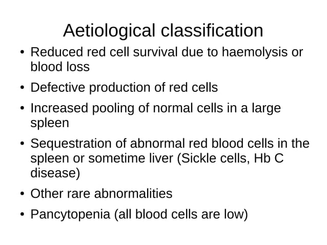 Unit 3 rbc disorders | PPT | Free Download