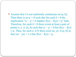 CONTINUITY ,HOMEOMORPHISM ,UNIFORM CONTINUITY | PPTX | Physics | Science