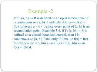CONTINUITY ,HOMEOMORPHISM ,UNIFORM CONTINUITY | PPTX | Physics | Science