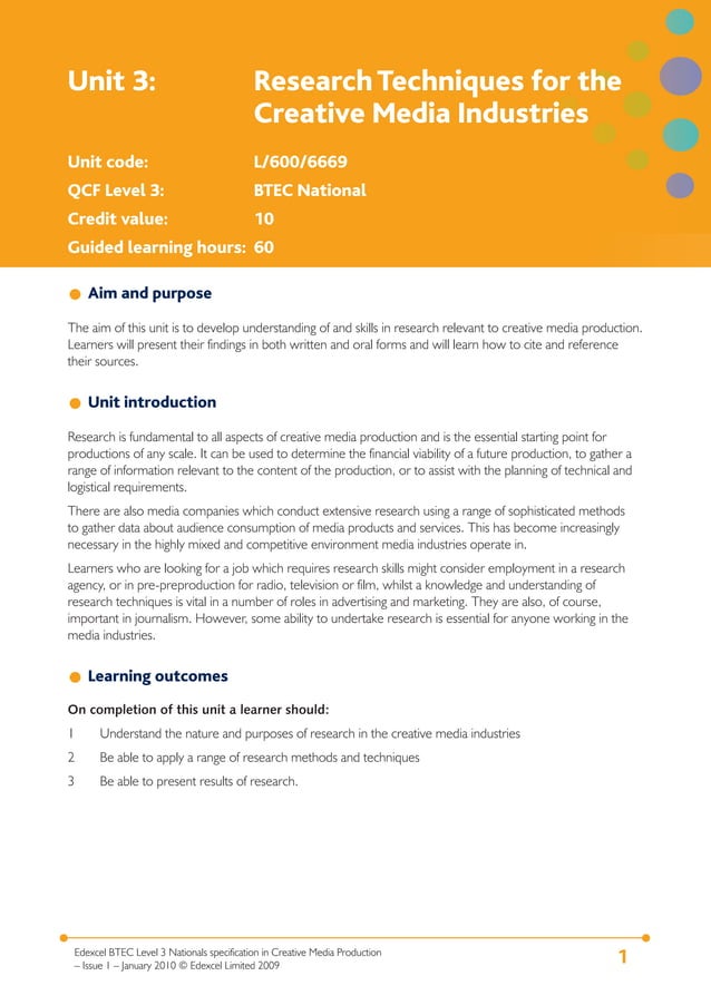 Unit 3 research_techniques_for_the_creative_media_industries | PDF