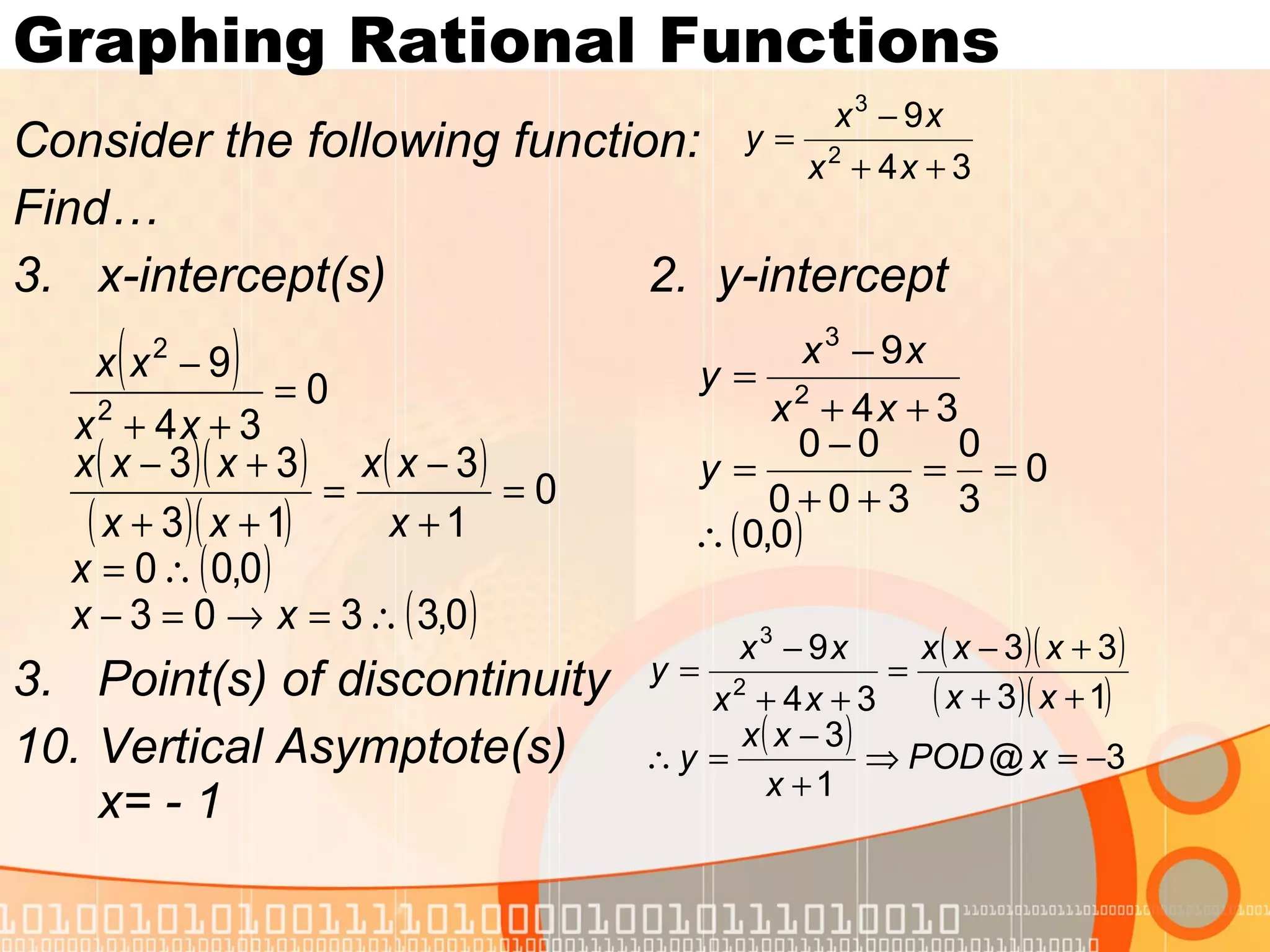 Rational, Irrational & Absolute Value Functions Review | PPT