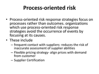 Unit 3 risk management strategies | PPTX
