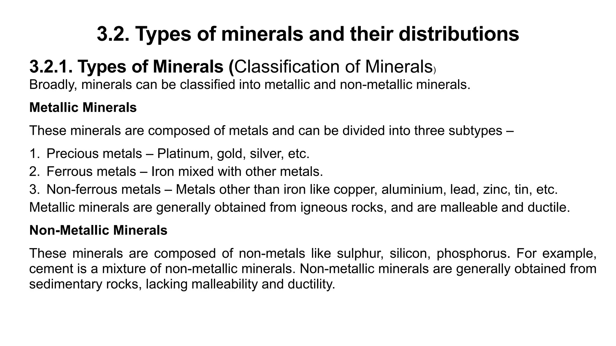 UNIT 3 Rocks and Minerals.pptx, Ores and Alloys | PPTX