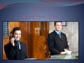 Role of Front Office | PPT