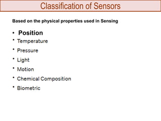 Unit 3 _Sensors and applications un.pptx | Robotics | Technology ...