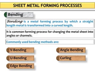 Unit 3 sheetmetal | PPT