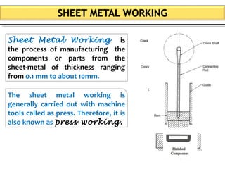 Unit 3 sheetmetal | PPT