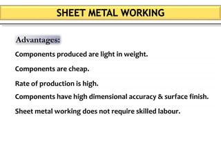 Unit 3 sheetmetal | PPT
