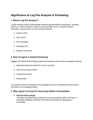 Unit 3 Significance of Log File Analysis in Pentesting.pdf
