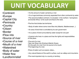Unit 3 social. Geography of Europe | PPT