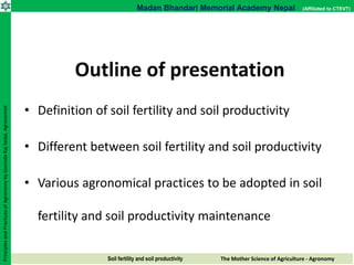 Unit 3 Soil fertility and soil productivity.pptx