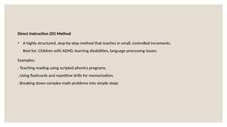 SPECIAL EDUCATION LEARNING , TEACHING , ASSESSMENT | PPTX