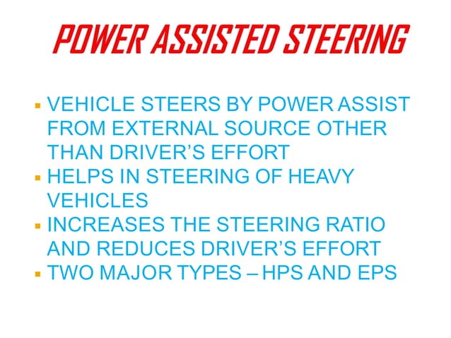 unit 3 steering Geometry.pptx | Auto Technology | Automotive