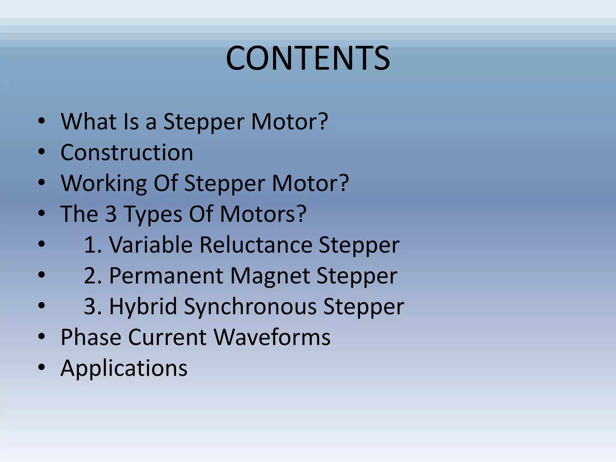 Unit 3 steppermotors | PPTX