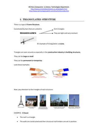 Unit 3 Structures and forces