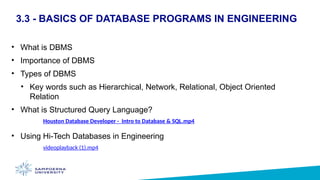 Studying in Engineering Lecture 4 Powerpoint | PPTX