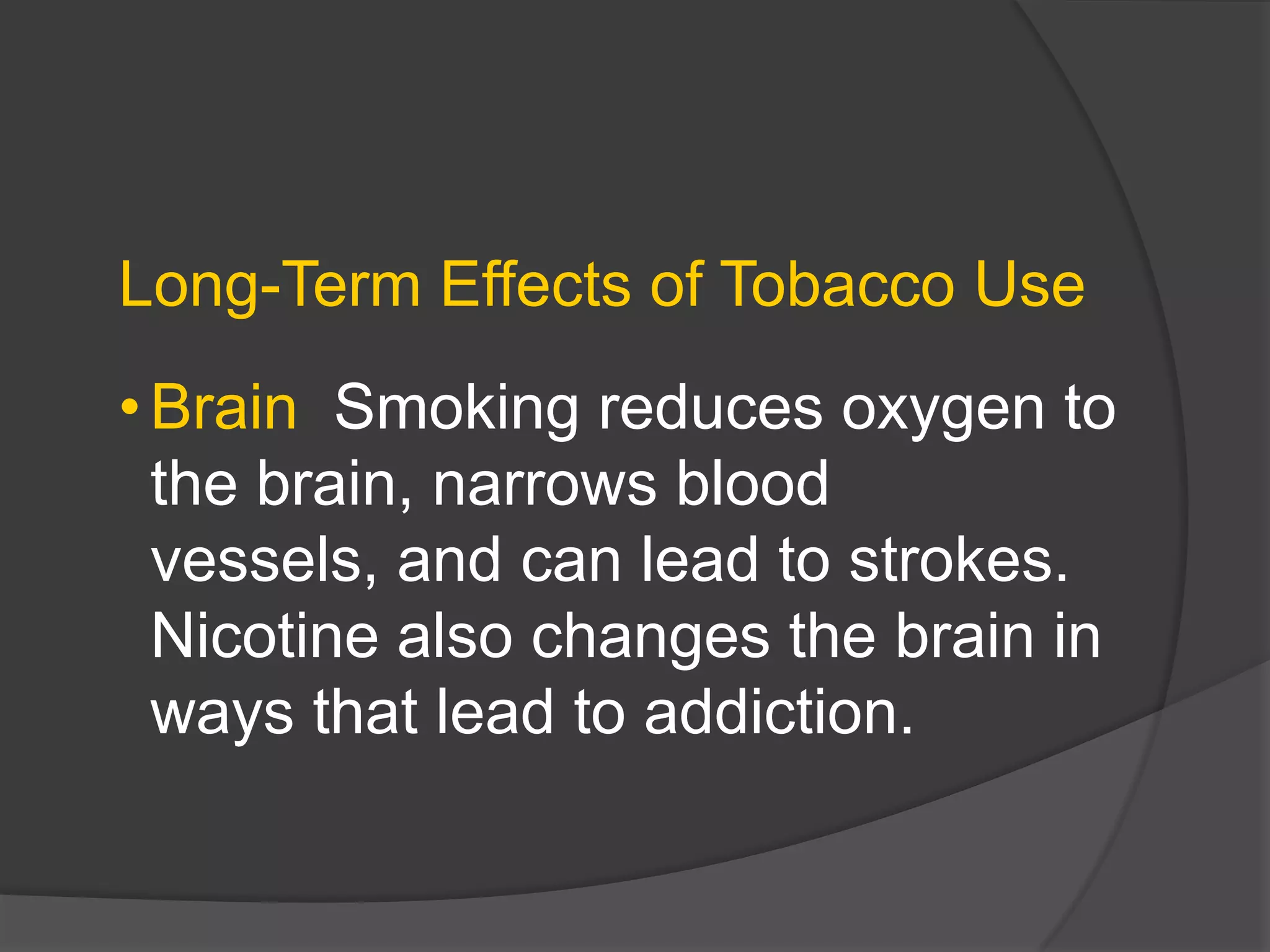 Unit 3 substance abuse, lesson 1 tobacco power point | PPTX