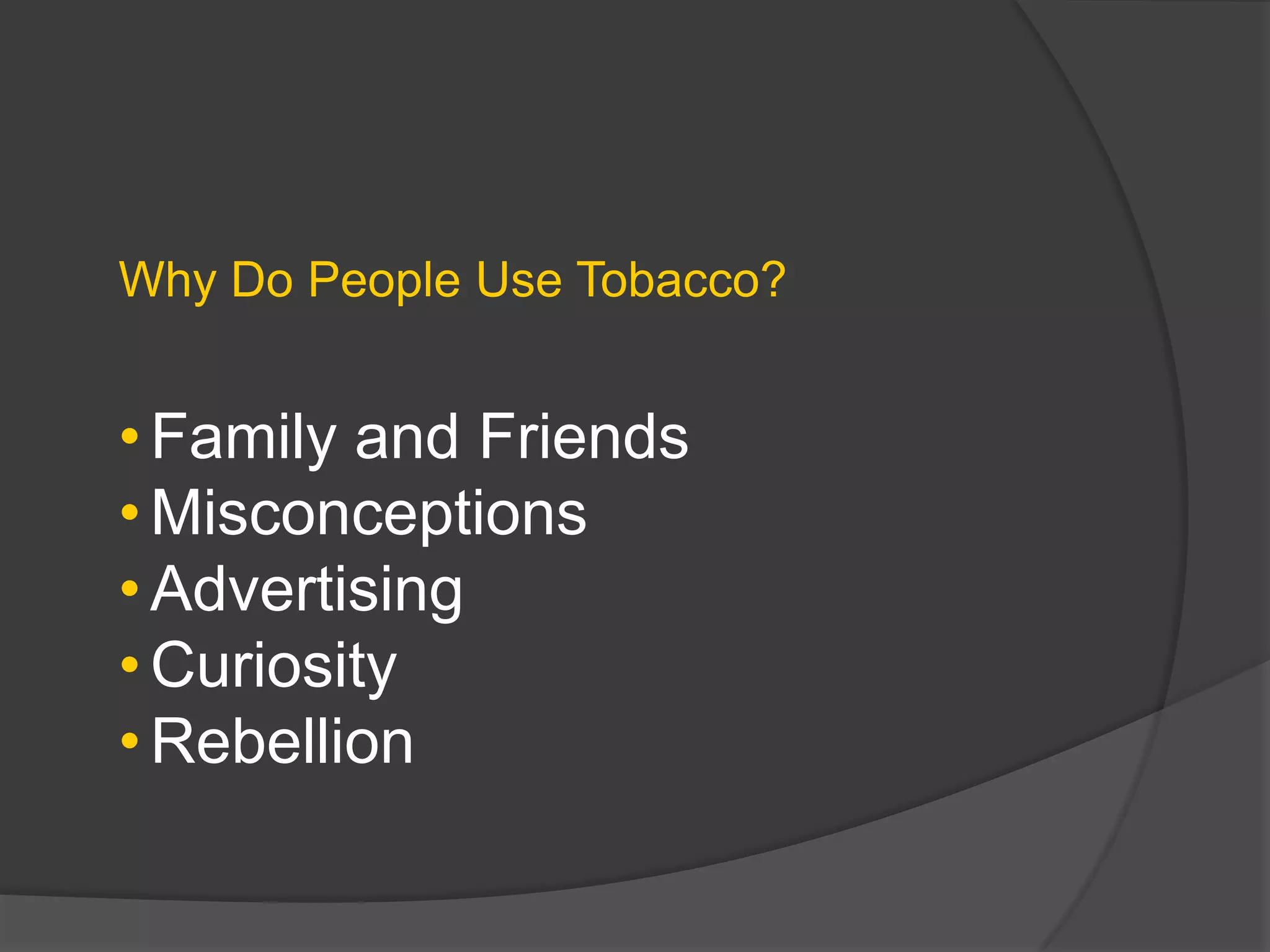 Unit 3 substance abuse, lesson 1 tobacco power point | PPTX