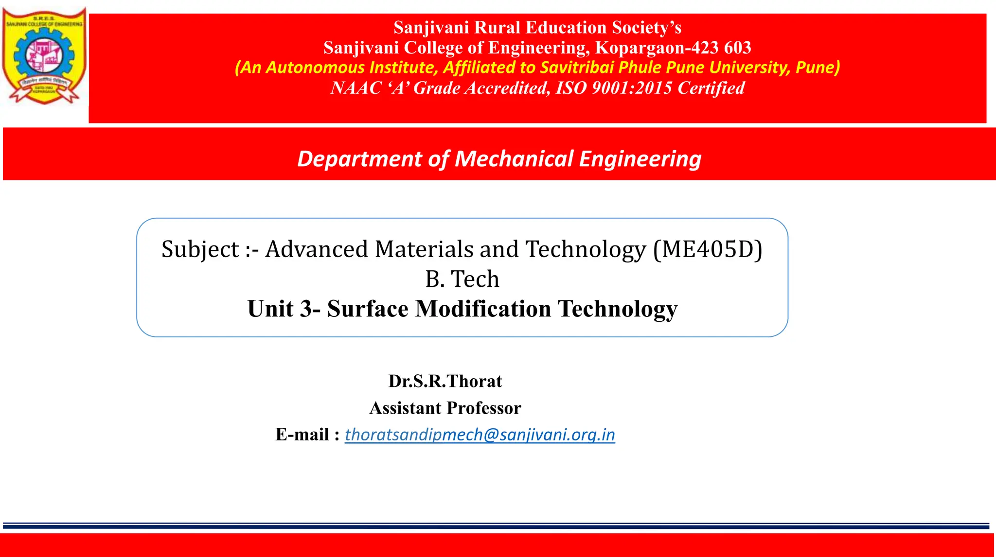 Unit 3 Surface Modification Methods 2pptx Home Improvement Home