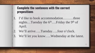 Unit 3 Taking reservations in hotel .pptx