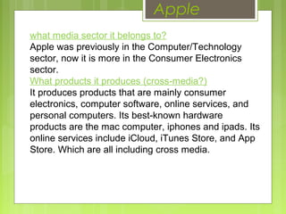 Unit3 task1part2mediastructure | PPT | Smartphones | Consumer Electronics
