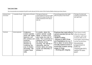 Unit 3 task 2 table | PPT
