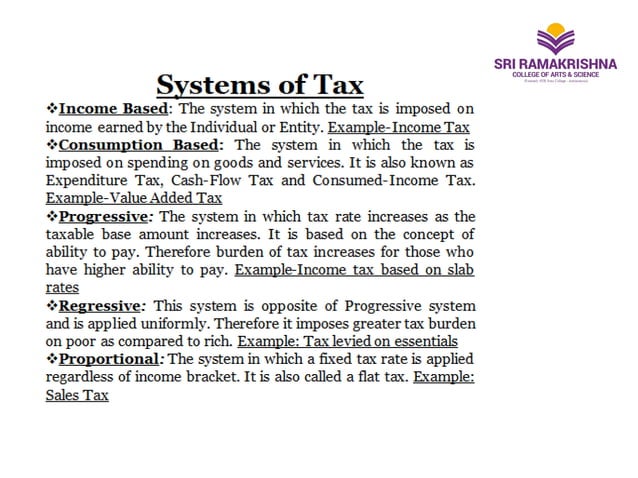 TAX STRUCTURE IN INDIA AND ITS USES FOR BUSINESS | PPTX