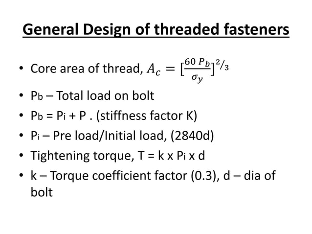 Unit 3 Temporary and Permanent Joints.pptx | Physics | Science
