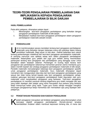 Unit 3 teori p&p & implikasi | PDF