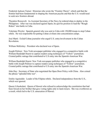 Unit 3 terms answers—american imperialism | DOCX