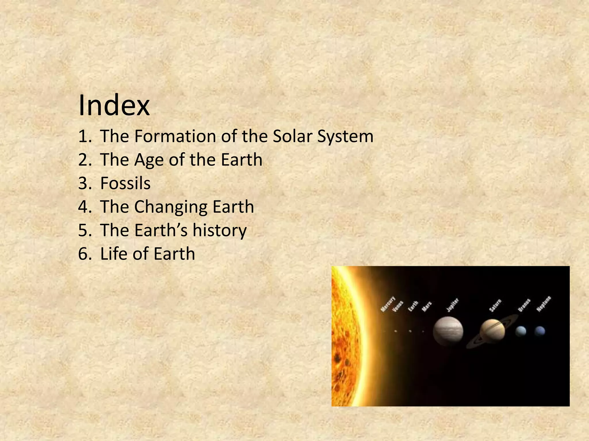 Unit3 The History of the Earth | PPTX