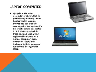 Describing The Purpose of Different Types of Computer System (Technical ...