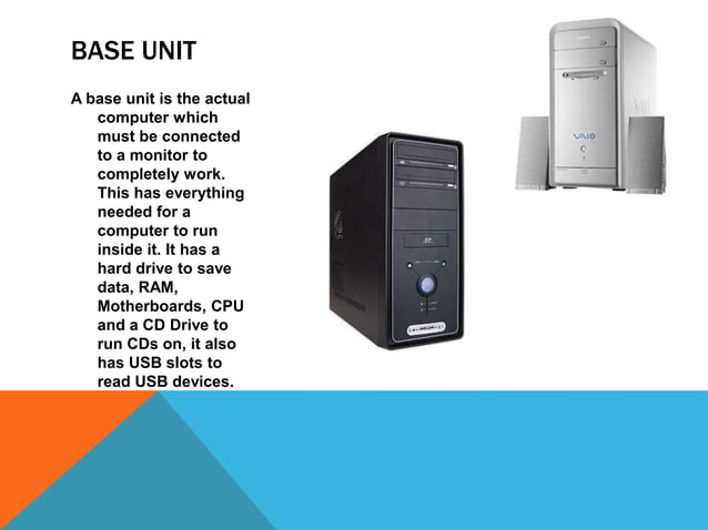 Describing The Purpose of Different Types of Computer System (Technical ...