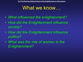 Unit 3 Topic 2 The Philosophes | PPT