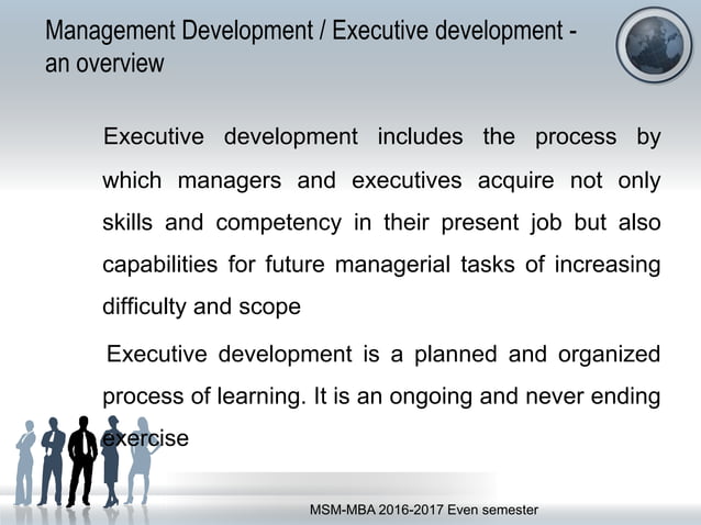 Unit 3 training and executive development | PPTX