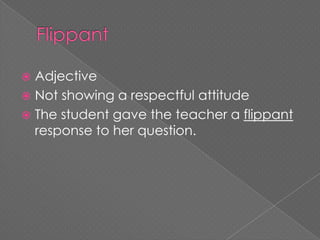 Unit 3 vocabulary | PPTX