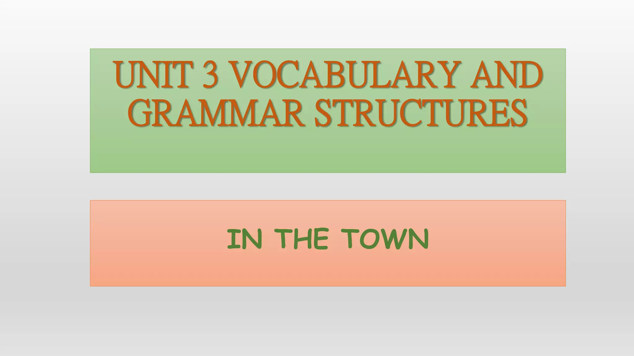 Unit 3 Vocabulary and Prepositions of Place | PPTX