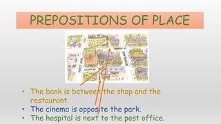 Unit 3 Vocabulary and Prepositions of Place | PPTX
