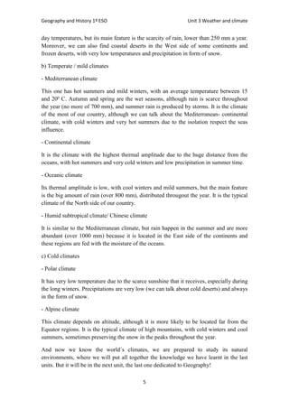 Unit 3 weather and climate wiki | PDF