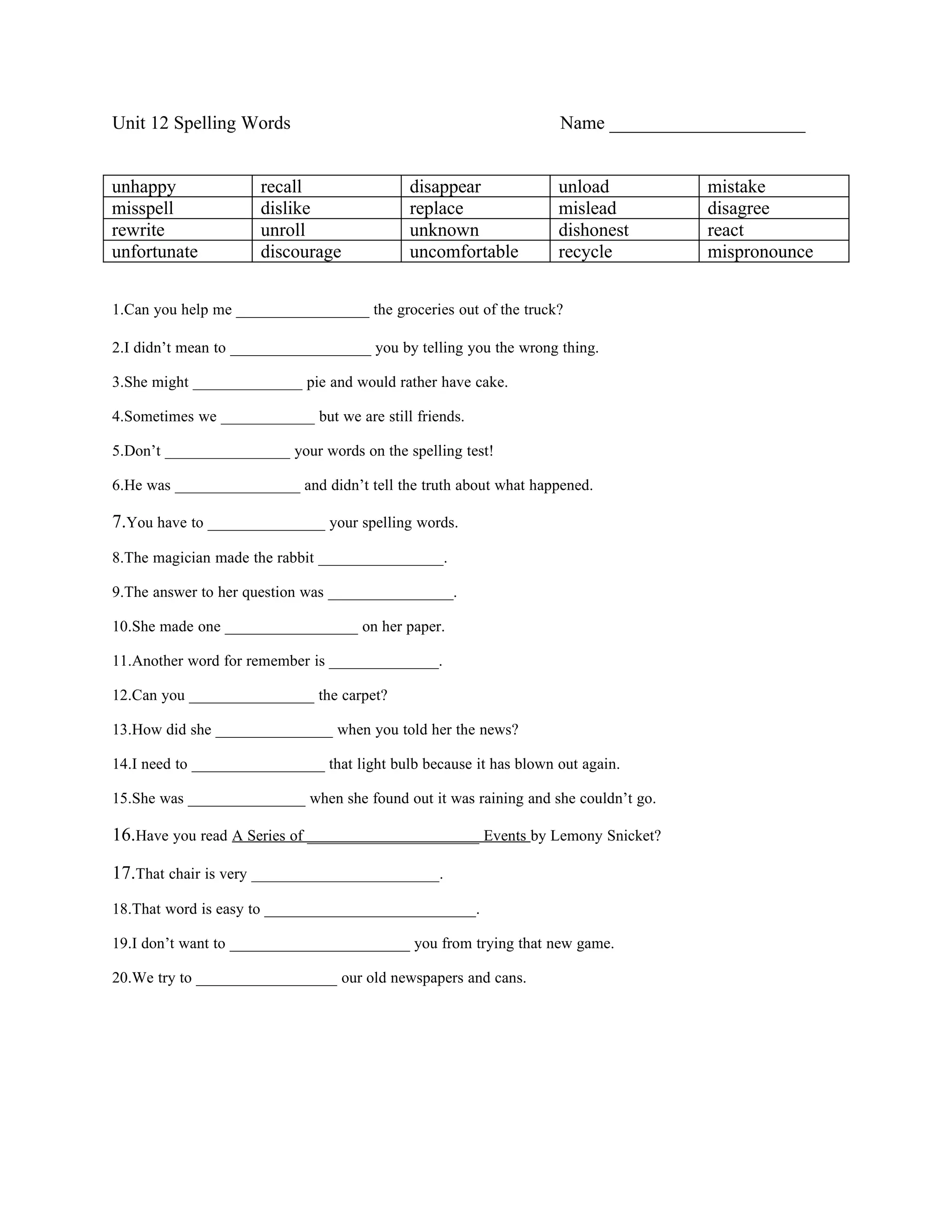 Unit3 week 2 | DOC