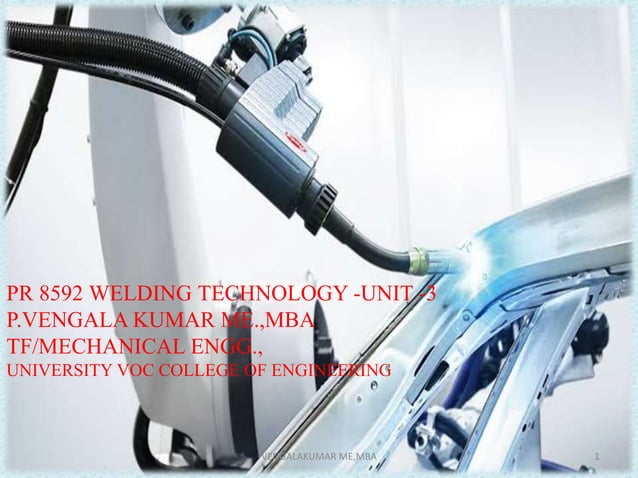 Unit 3 SOLID STATE WELDING PROCESSES | PPSX