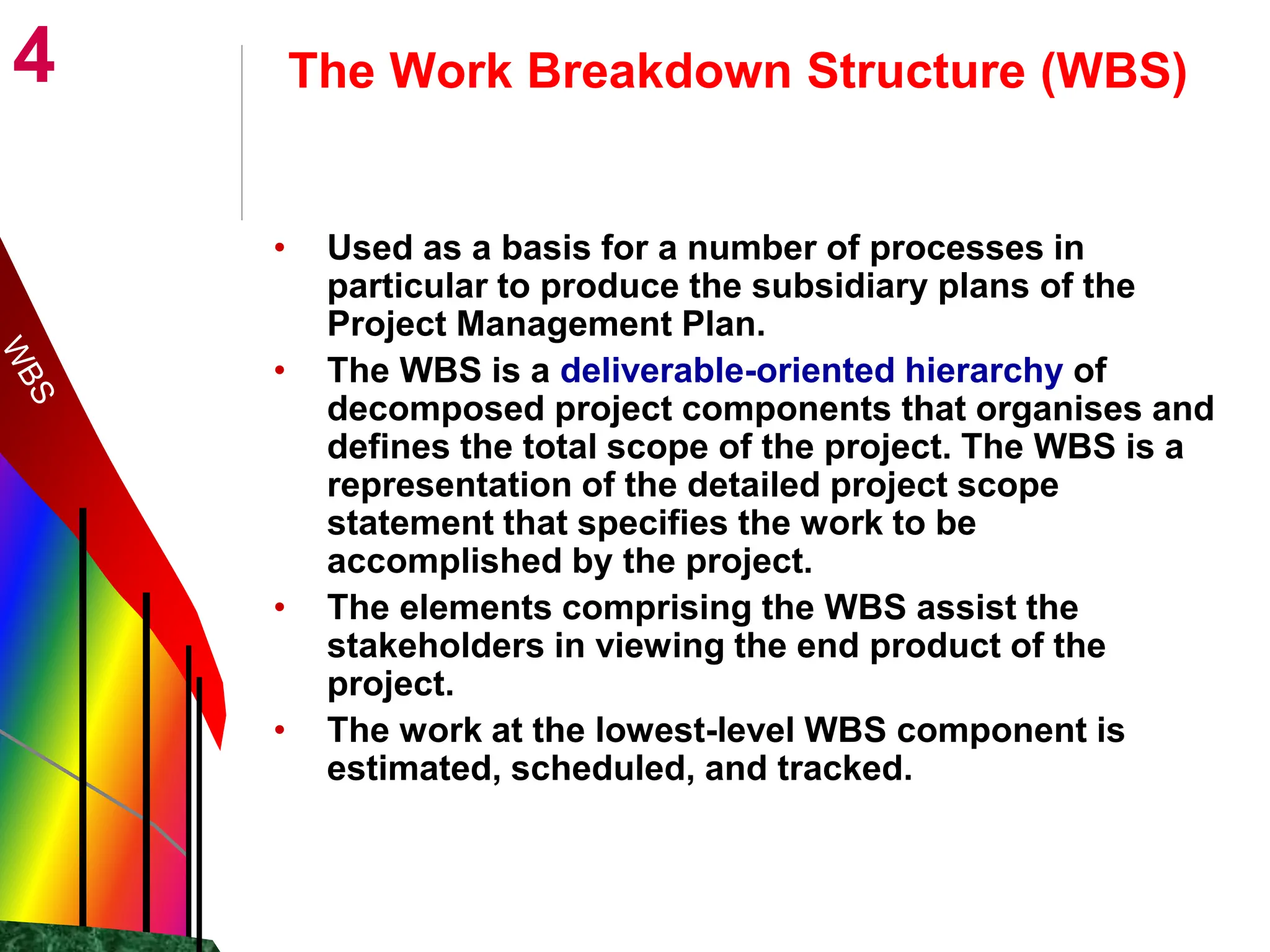 Unit 3 WorkBreakdownStructure.ppt related to project management | PPT