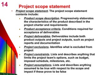 Unit 3 WorkBreakdownStructure.ppt related to project management | PPT
