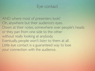 Presentation Skills. Unit 4: Body Language | KEY