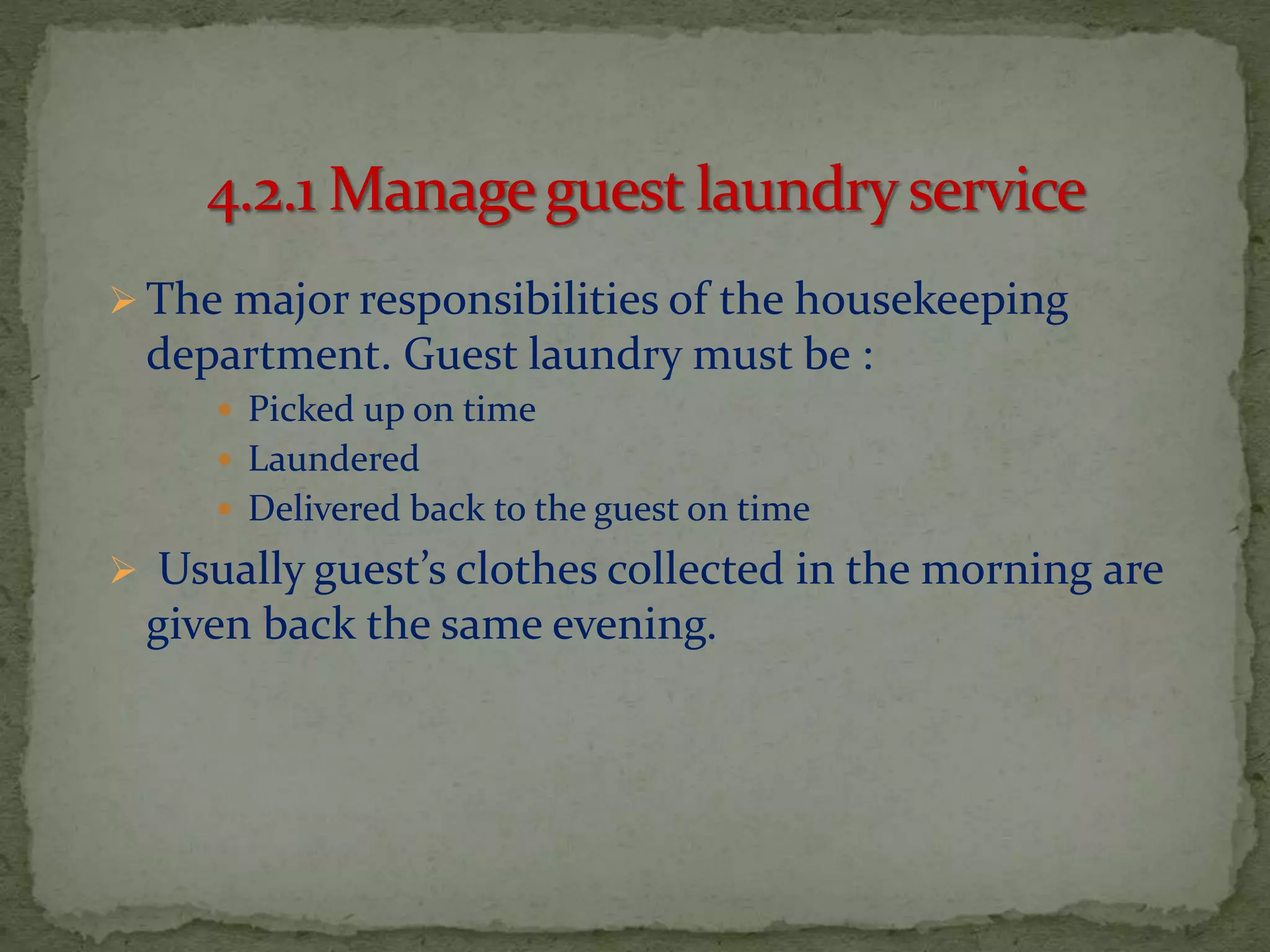 Unit 4 - Laundry | PPTX