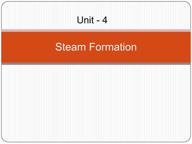 Steam Formation | PPTX