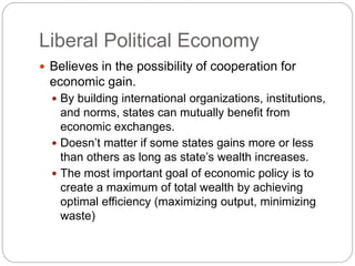 Lesson #3: The Political Economy | PPTX