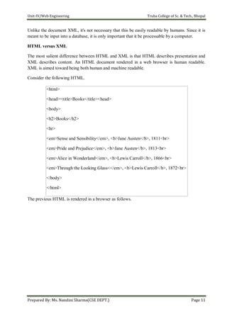 Web engineering UNIT IV as per RGPV syllabus | PDF