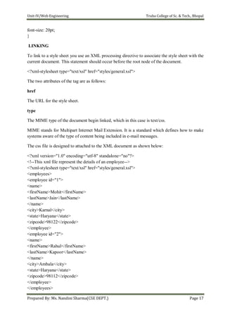 Web engineering UNIT IV as per RGPV syllabus | PDF